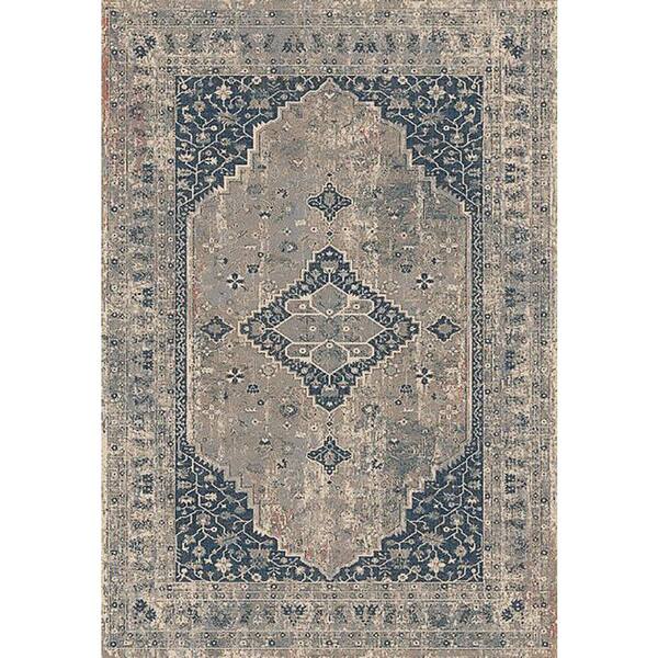 Dynamic Rugs Savoy Beige/Multi 2 ft. 2 in. X 7 ft. 7 in. Transitional ...