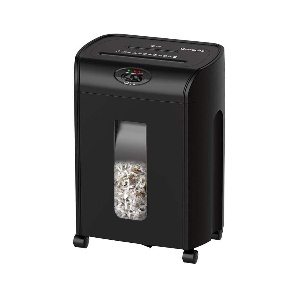 Etokfoks Heavy-Duty Micro Cut Paper Shredder for Office & Home in Black ...