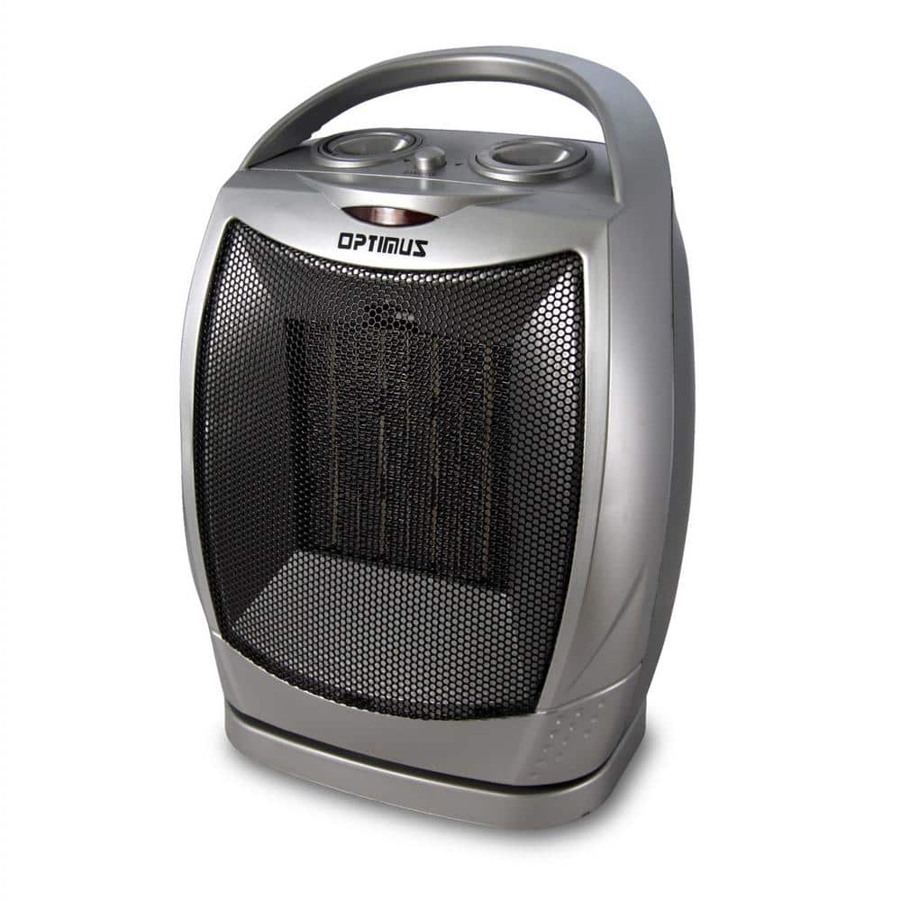 Optimus Portable Oscillating 6.4in Electric Ceramic Heater with ...