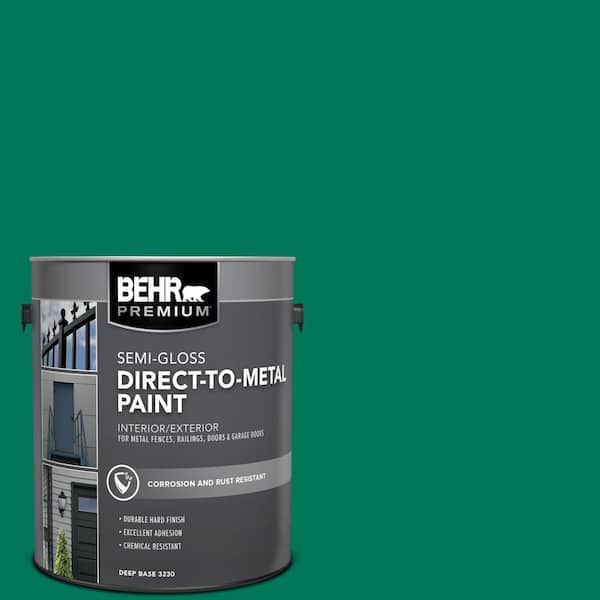 BEHR PREMIUM 1 gal. #OSHA-2 OSHA SAFETY GREEN Semi-Gloss Direct to ... BEHR PREMIUM 1 gal. #OSHA-2 OSHA SAFETY GREEN Semi-Gloss Direct to ...
