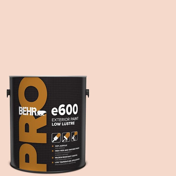 BEHR PRO 1 gal. #M190-1 Pink Sea Salt Low Luster Exterior Paint PR62001 ...