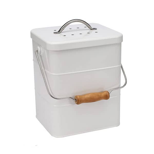 Justincity Compost Bin Kitchen Countertop 1 Gal. Food Waste Composter ...