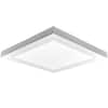 LUXRITE 12 in. x 12 in. 1500 Lumens Integrated LED Panel Light 18-Watt ...