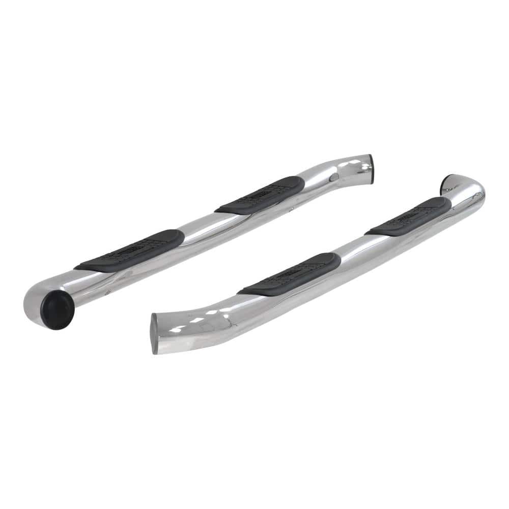 Aries 3-Inch Round Polished Stainless Steel Nerf Bars, No-Drill, Select ...