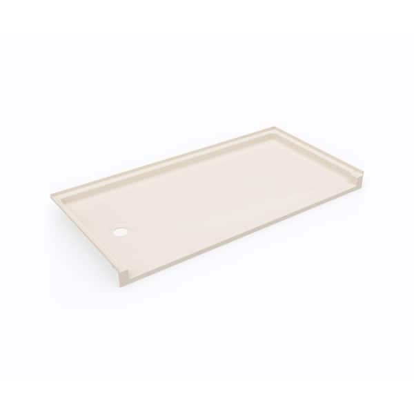 Swan Swanstone 60 in. L x 30 in. W Alcove Shower Pan Base with Right ...