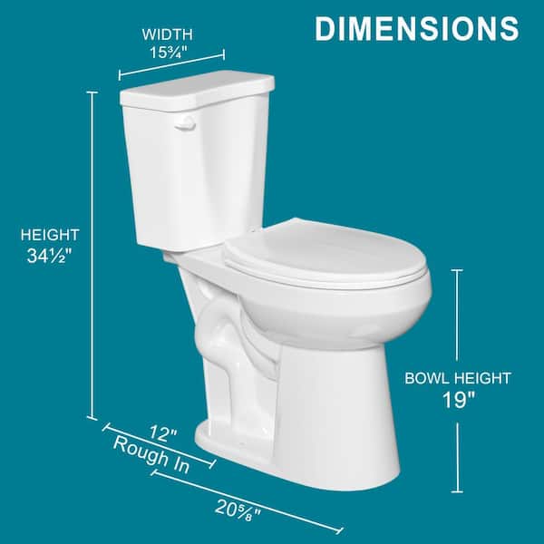 19 inch bowl height toilet store