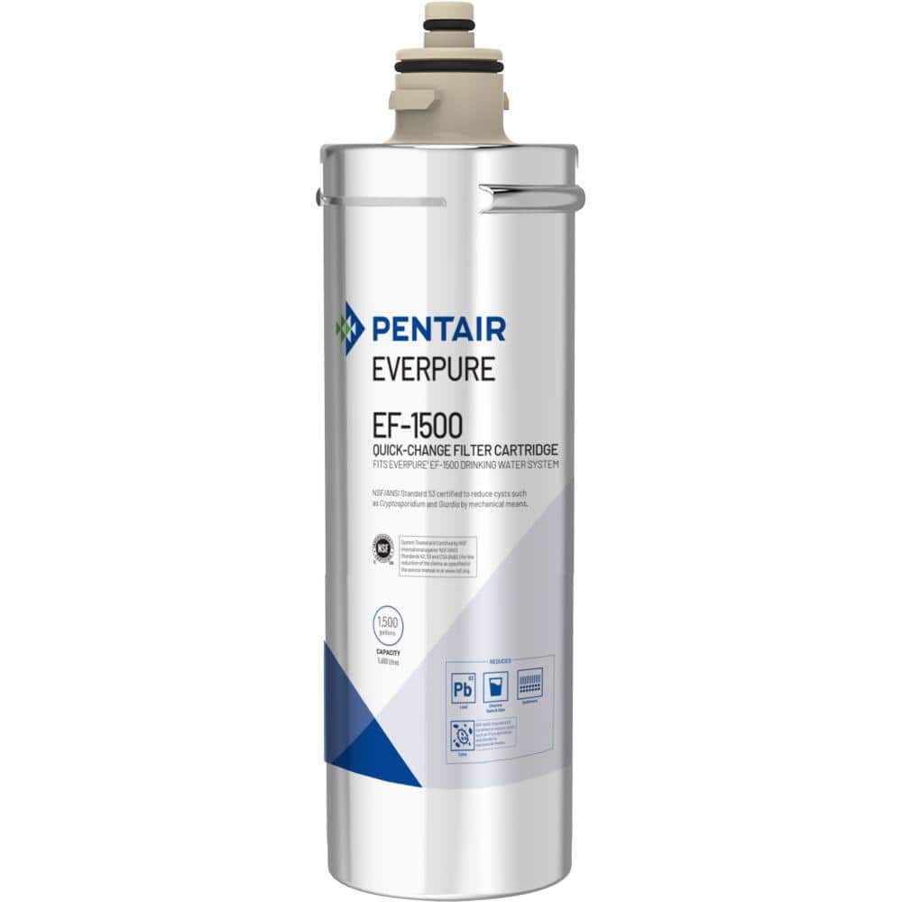 PENTAIR Everpure EF-1500 Under Sink Replacement Water Filter Cartridge ...