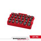 Milwaukee SHOCKWAVE Impact-Duty 1/2 in. Drive Metric and SAE Standard ...