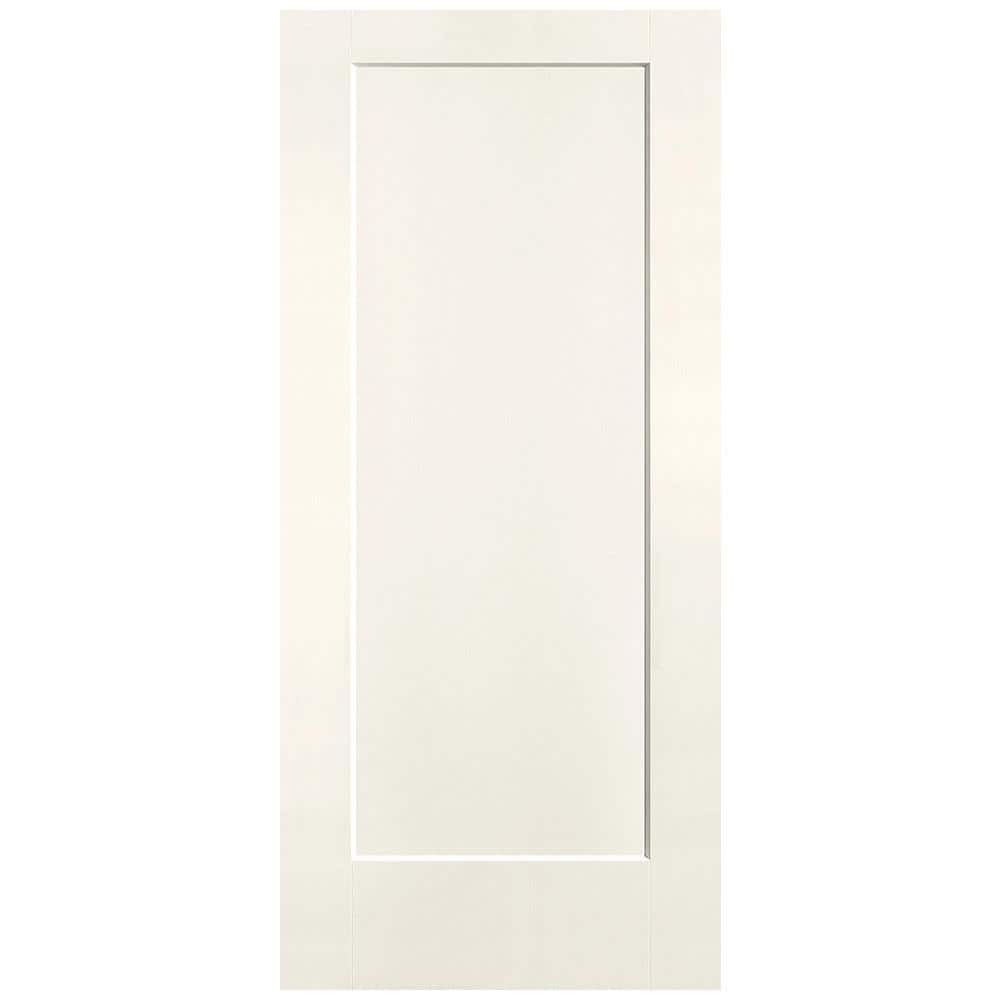 Masonite 36 in. x 80 in. 1-Panel Lincoln Park Single Bore Hollow Core ...