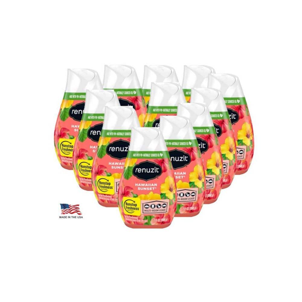 Renuzit 7 oz. Hawaiian Sunset Adj Cone Solid Air Freshener (12ct Case ...