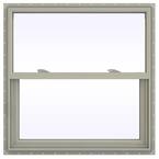JELD-WEN 35.5 in. x 35.5 in. V-2500 Series Desert Sand Vinyl Single ...