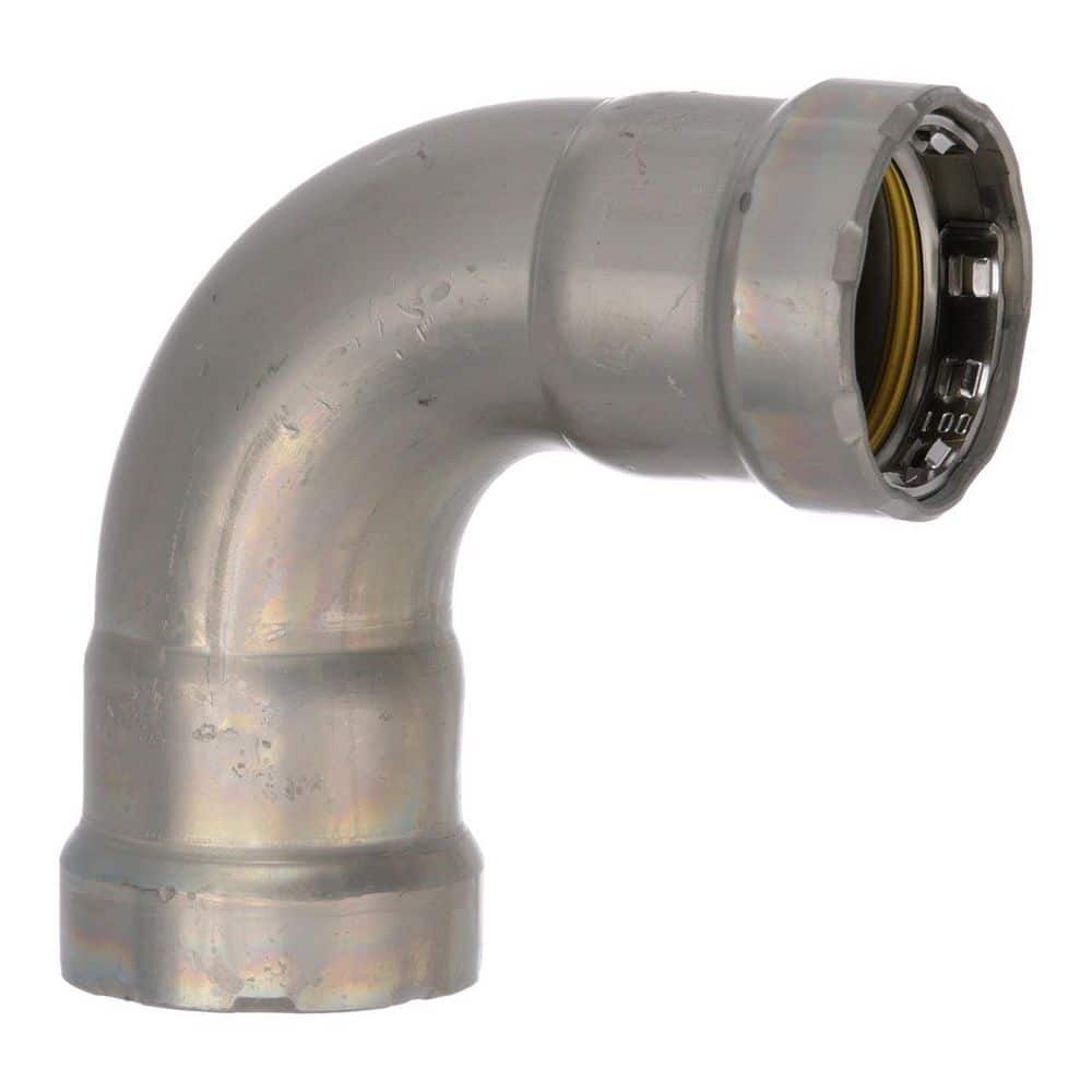 Viega MegaPressG 1 in. Press Carbon Steel 90˚ Elbow (Gas Only) 26305 ...