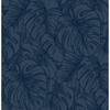 SCOTT LIVING Balboa Indigo Botanical Indigo Wallpaper Sample 2964 ...