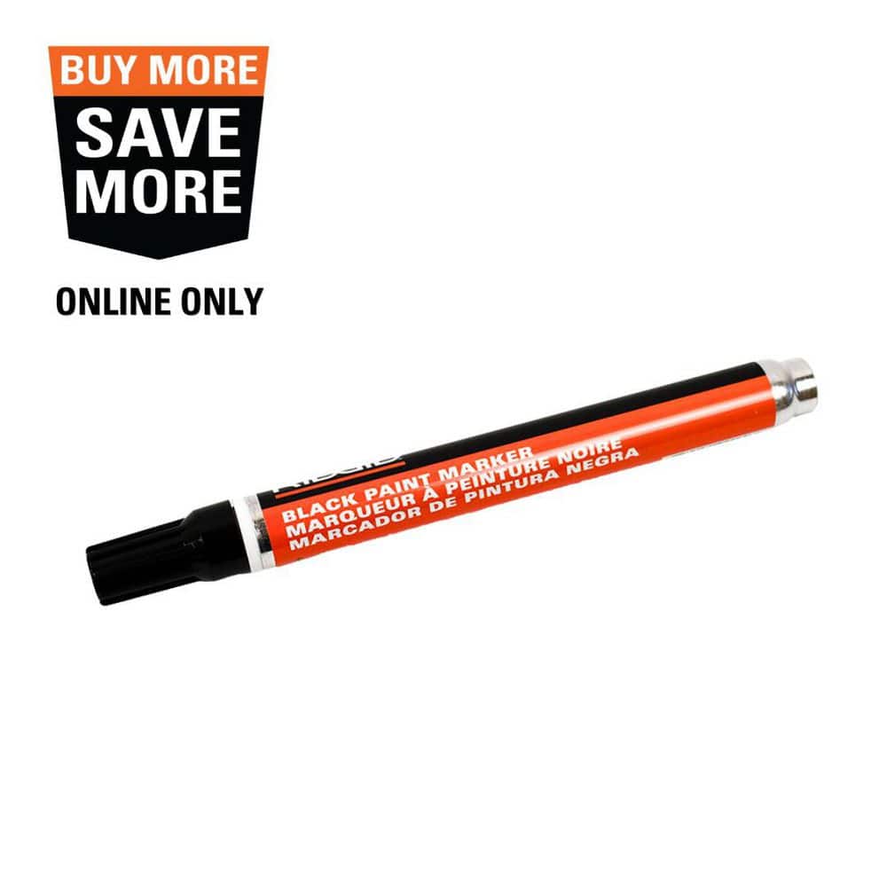 RIDGID Black Paint Marker RPM-BL - The Home Depot