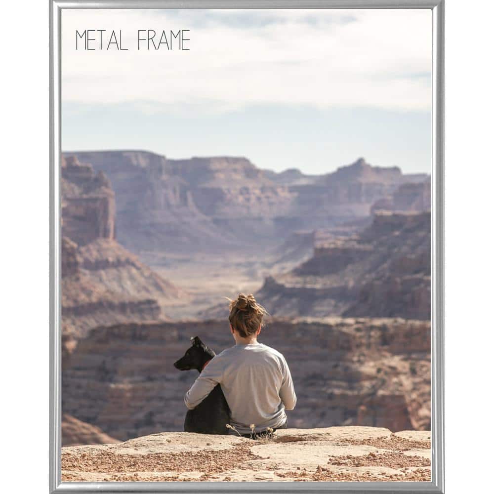 Timeless Frames 11 in. x 17 in. Metal Silver 62037 - The Home Depot