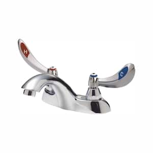 Delta Commercial 4 in. Centerset 2-Handle Bathroom Faucet in Chrome ...