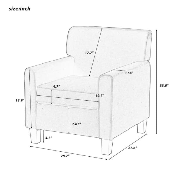 Standard Living Room Chair Dimensions | www.cintronbeveragegroup.com