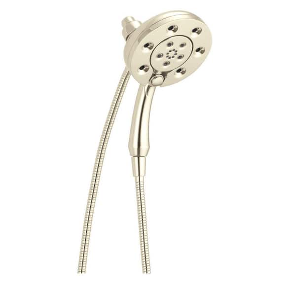 Delta In2ition 4-Spray Wall Mount Dual Fixed and Handheld Shower Head 2 ...