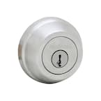 Kwikset 660 Satin Chrome Single Cylinder Deadbolt with Pin & Tumbler ...