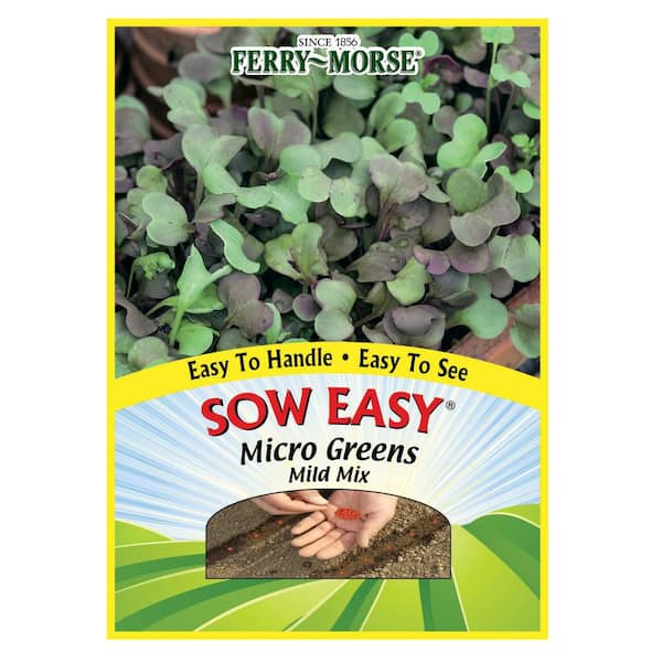 Ferry-Morse Micro Greens Mild Mix Vegetable Seed 9589 - The Home Depot