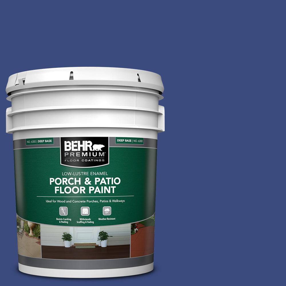 BEHR PREMIUM 5 gal. #P530-7 Tanzanite Low-Lustre Enamel Interior ...