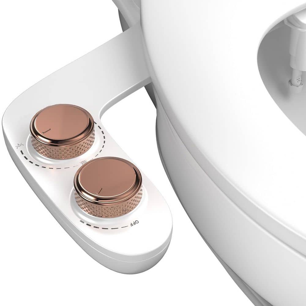 Wudkey Bidet Attachment for Toilet, Self-Cleaning Dual Retractable ...