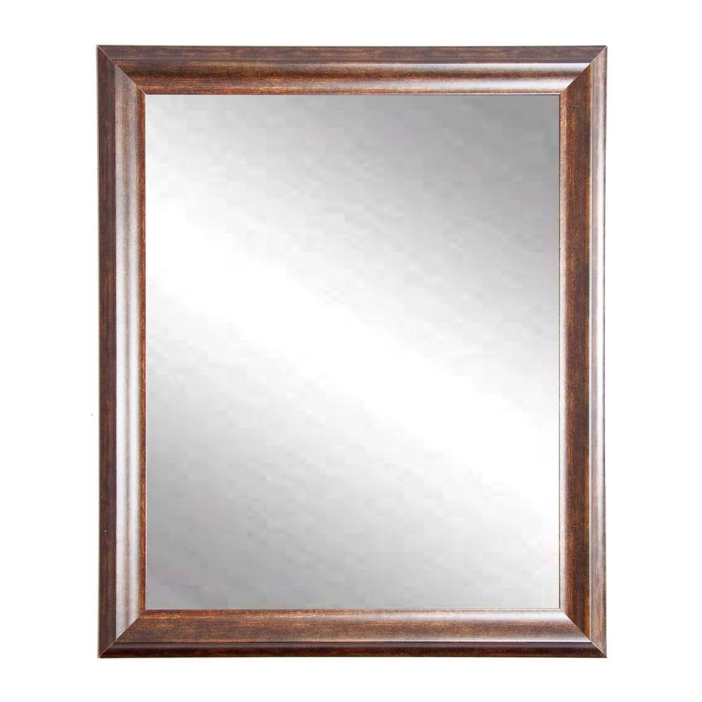 BrandtWorks 31 in. W x 45 in. H Vintage Copper Hill Wall Mirror BM031M4 ...