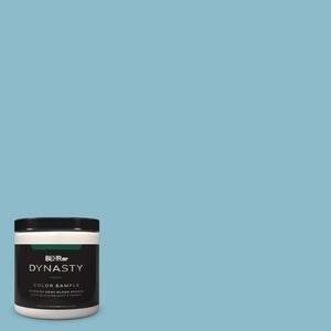 BEHR MARQUEE 1 gal. #S460-3 Blue Echo One-Coat Hide Satin Enamel ...