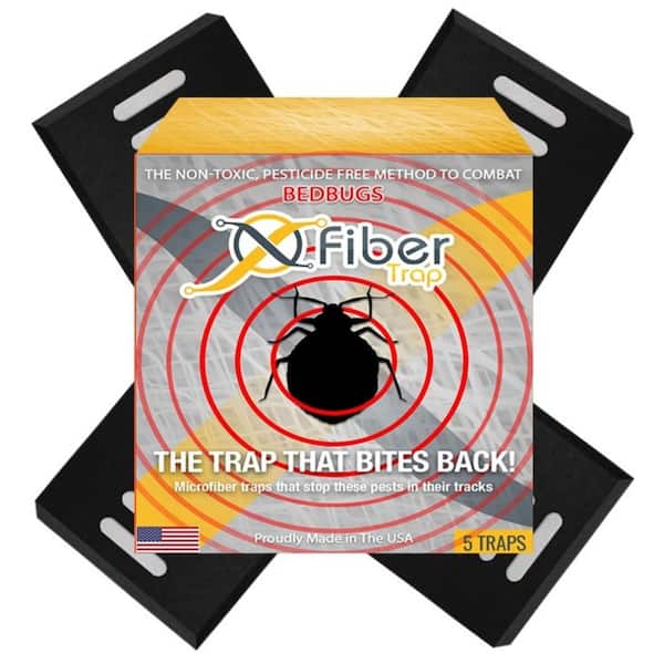 Bed Bug Trap and Monitor with Pheromone Lure (5-Pack) FT2020-1