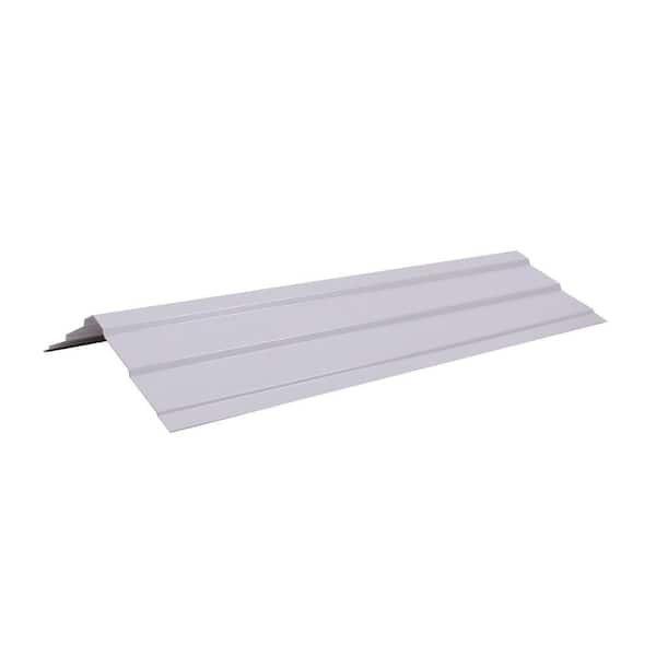 Fabral Shelterguard AR3 14 in. x 10-1/2 ft. Steel Ridge Cap Flashing in ...