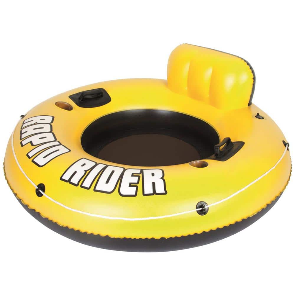 Bestway Rapid Rider 53 in. Inflatable Pool and Raft Tube with Handles ...