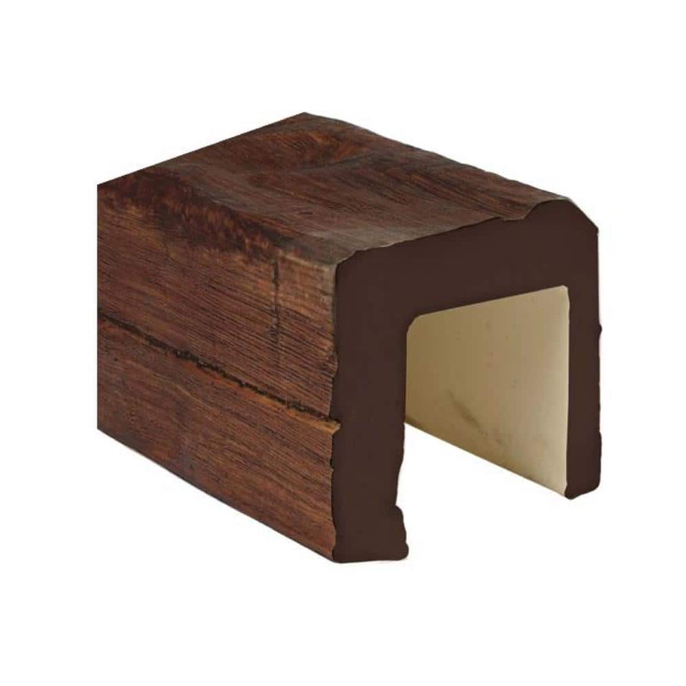 American Pro Decor 4-3/4 in. x 4-3/4 in. x 6 in. Long Walnut Vintage ...