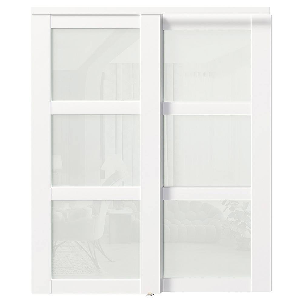 Have a question about TENONER 72 in. x 80 in. MDF Solid Core, Frosted ...