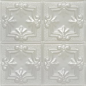 FROM PLAIN TO BEAUTIFUL IN HOURS Tiptoe Eggshell White 2 ft. x 2 ft ...