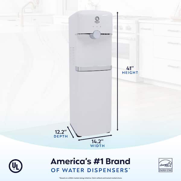 Primo White Bottom Load Water Dispenser Smart Touch 601324-C - The Home ...