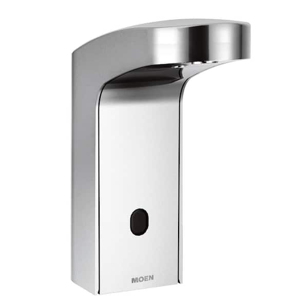 MOEN M-POWER Battery Power Single Hole Touchless Bathroom Faucet in ...