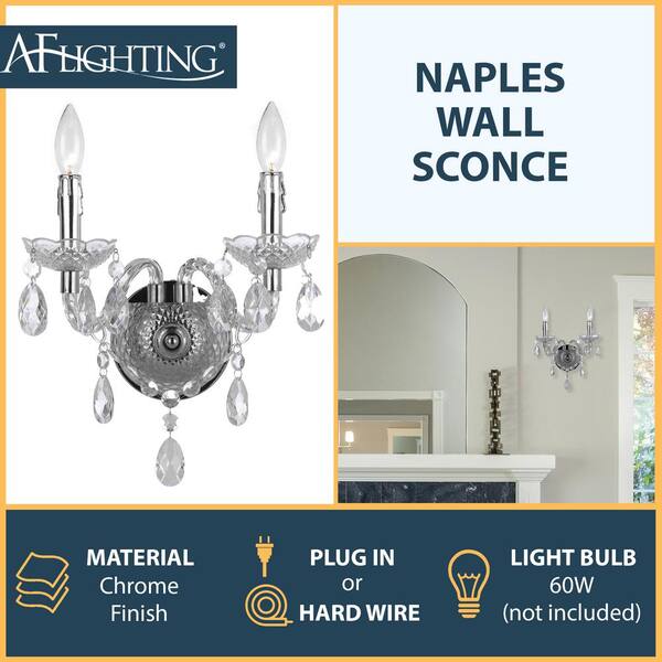 Faux Crystal Wall Sconces