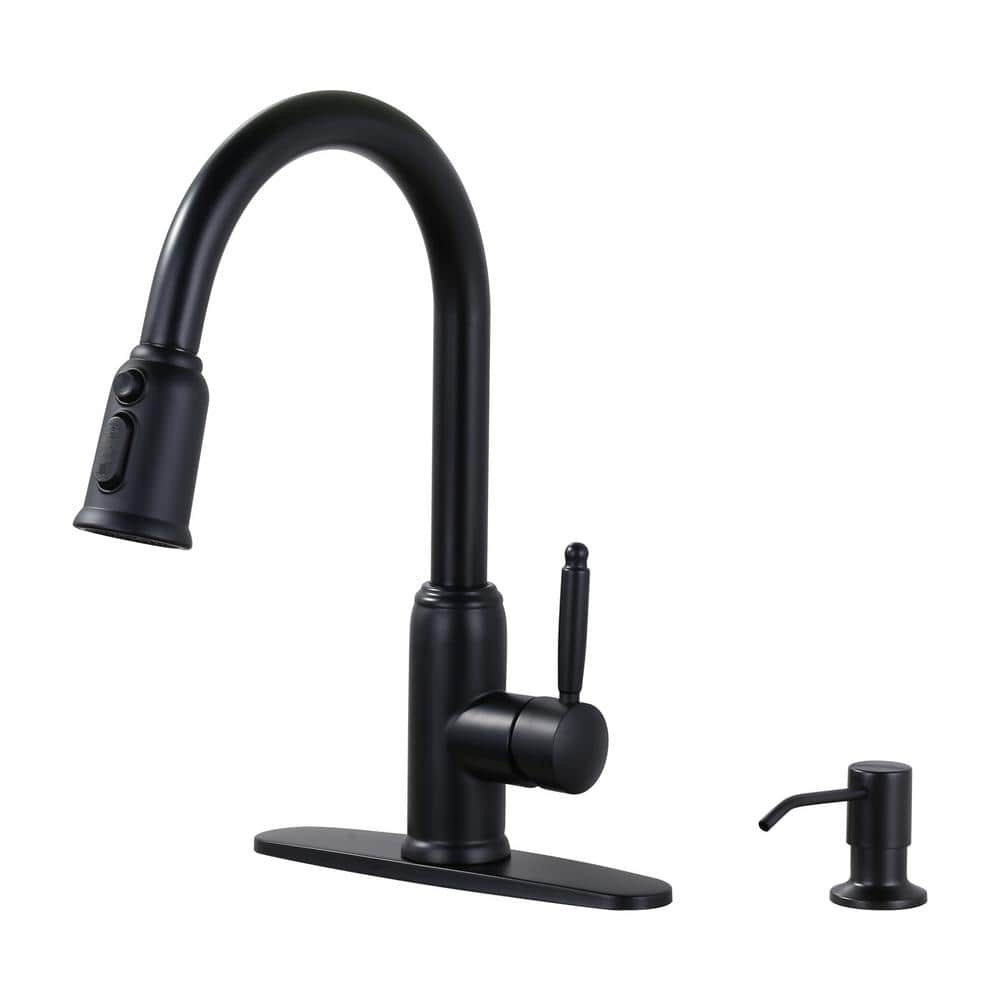 AVITAS Stainless Steel Single Handle Pull Down Sprayer Kitchen Faucet ...