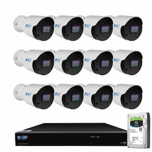 GW Security 8-Channel 8MP 4K NVR 2TB Security Camera System with 6 ...