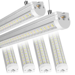 8ft 125-Watt LED Shop Light, 6500K Clear White 20000LM Flush Mount ...