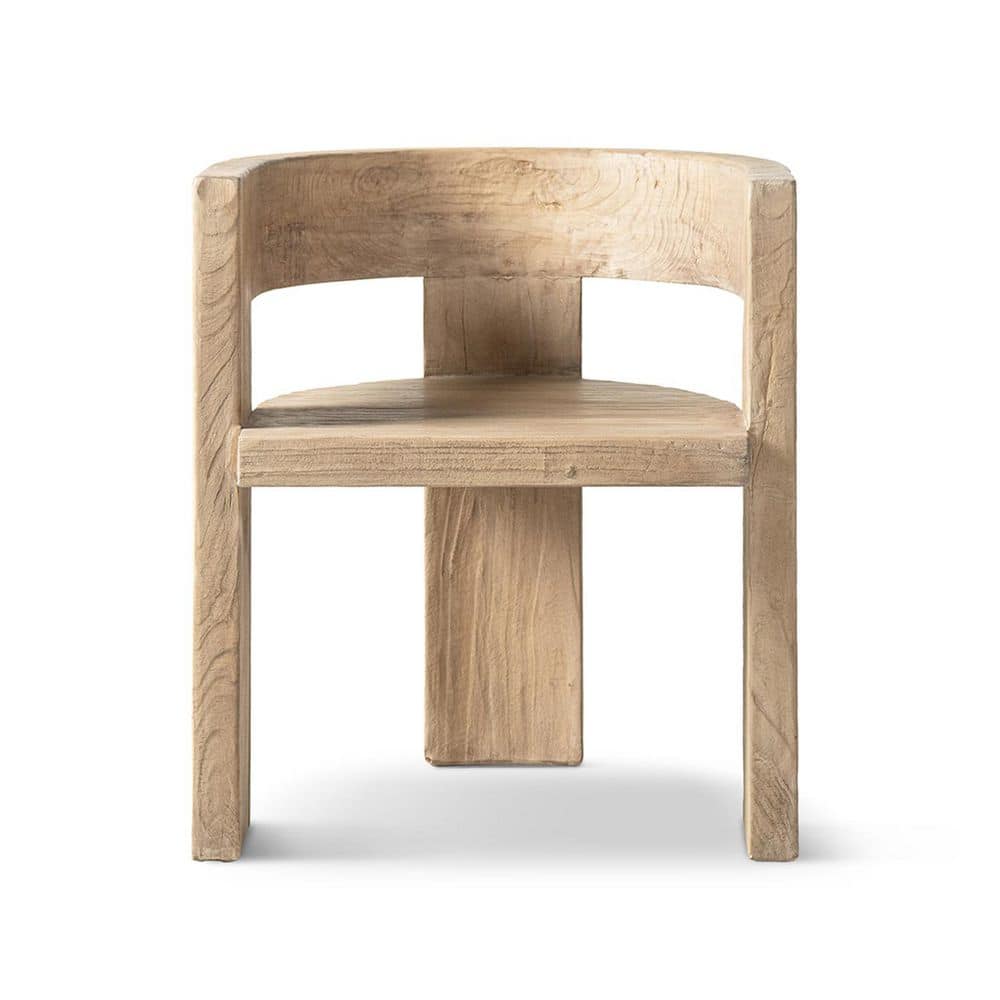 Jennifer Taylor Soren Solid Reclaimed Elm Sculptural Accent Curved ...