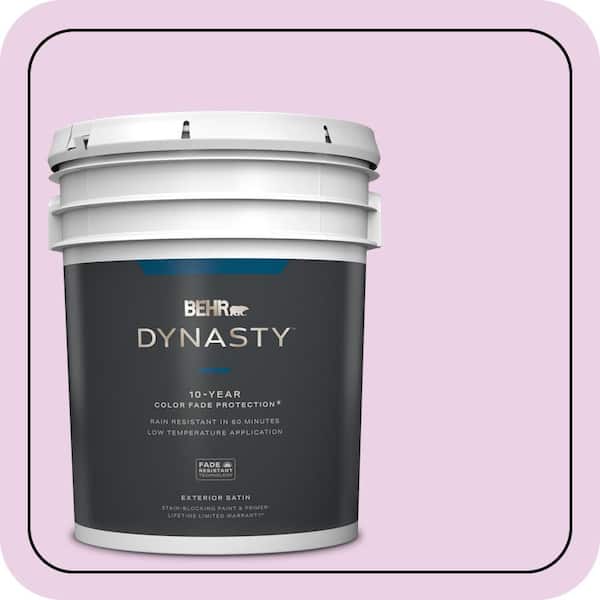 BEHR DYNASTY 5 gal. #670A-2 Champagne Elegance Satin Enamel Exterior ...