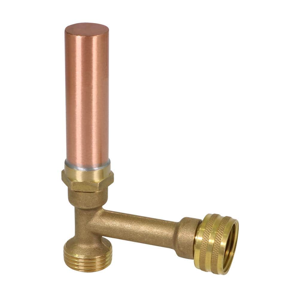 PLUMBFLEX 3/4 in. FHT x 3/4 in. MHT Copper Water Hammer Arrestor for ...