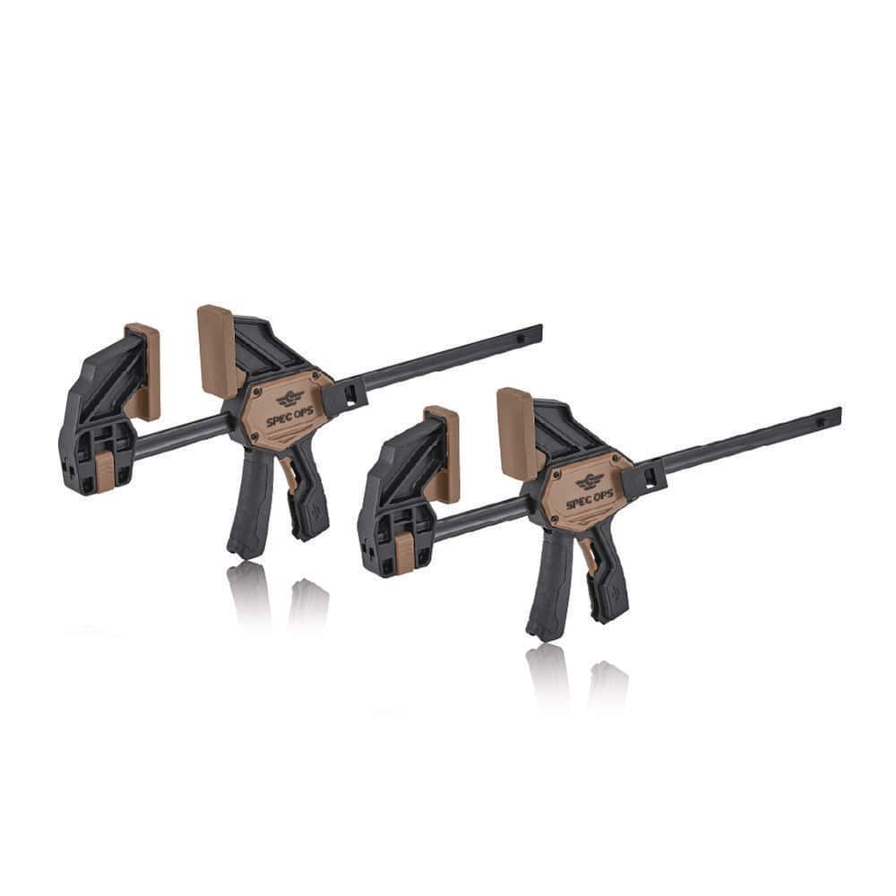 SPEC OPS Trigger Clamp for Woodworking 13 in. Large 1-Handed Bar Clamp ...