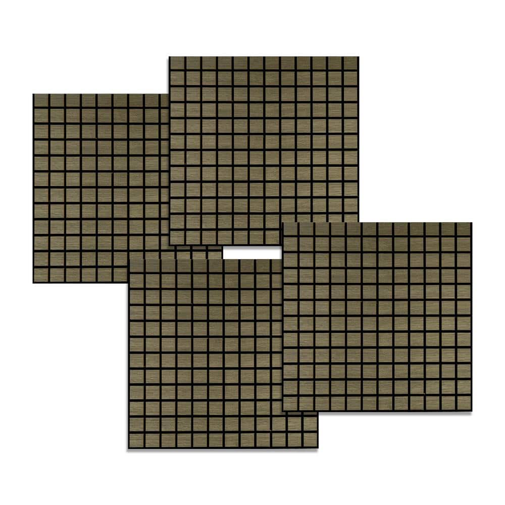 Transolid Acous Blockbuster 0.4 in. x 2 ft. x 2 ft. Brown Paintable ...