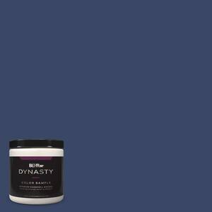 BEHR PREMIUM PLUS 1 qt. #MQ5-14 Bon Nuit Flat Exterior Paint & Primer ...