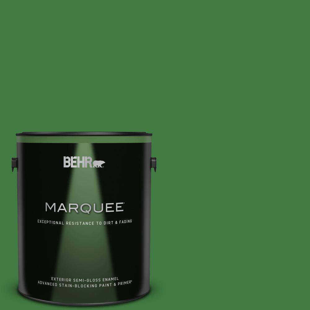 BEHR MARQUEE 1 gal. #M390-7 Hills of Ireland Semi-Gloss Enamel Exterior ...