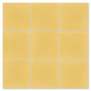 Villa Lagoon Tile Man Overboard Terracotta and White/Matte 8 in. x 8 in ...