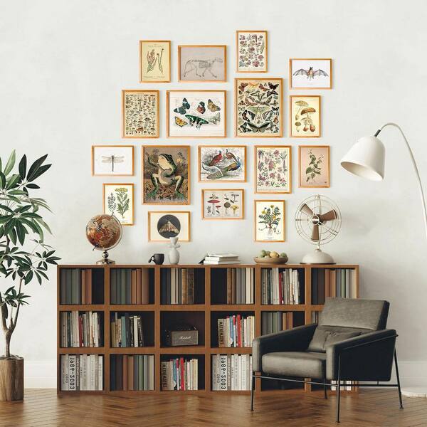 17-Piece Unframed Vintage Poster 10 in. x 8 in. MATM2N - The Home Depot