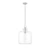 Millennium Lighting Hayloft 60-Watt 1-Light Brushed Nickel Pendant ...